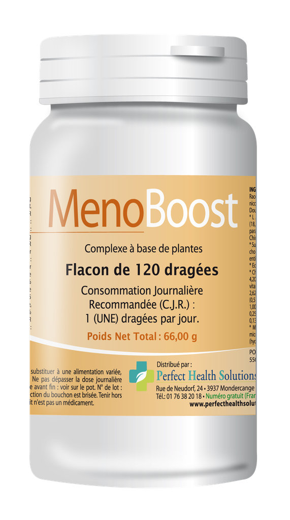 Menoboost - Traitement naturel contre les effets de la ménopause
